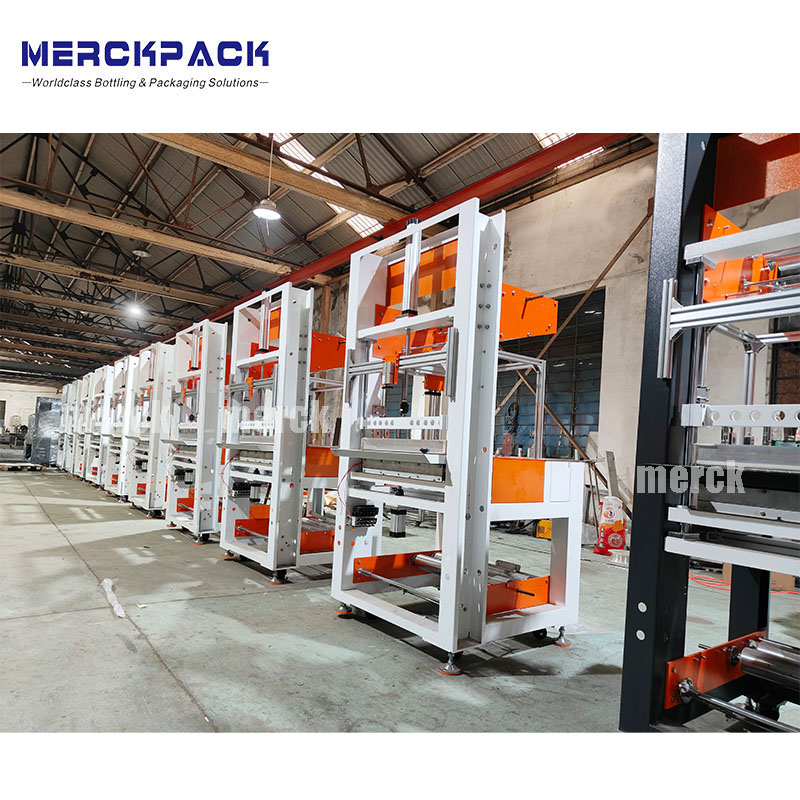 Semi Automatic Bottle Film Group Wrapper Heat Shrink Wrapping Packing ...